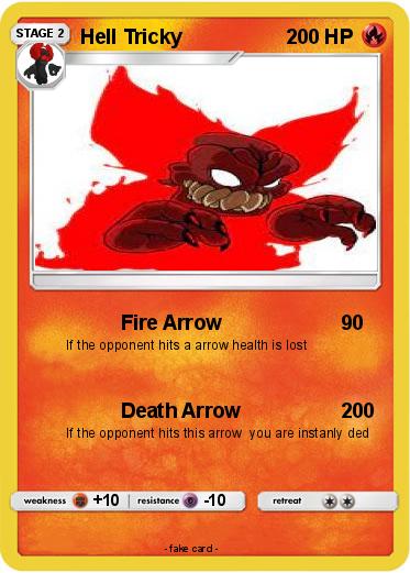 Pokémon Hell Tricky 1 1 - Fire Arrow - My Pokemon Card