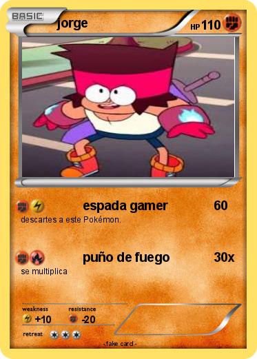Pokémon jorge 175 175 - espada gamer - Mi carta pokémon