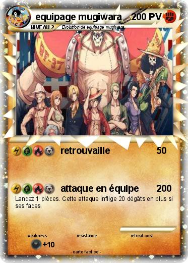 Pokémon equipage mugiwara 3 3 - retrouvaille - Ma carte Pokémon