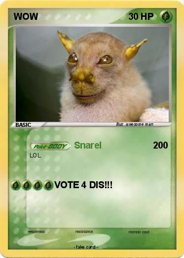 Pokémon WOW 80 80 - Snarel - My Pokemon Card