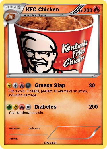 Pokémon KFC Chicken 5 5 - Greese Slap - My Pokemon Card