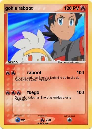 Pokémon goh s raboot 1 1 - raboot - Mi carta pokémon
