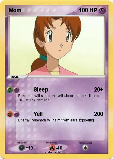 Pokémon Mom 789 789 - Sleep - My Pokemon Card