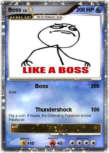 Pokémon Boss 852 852 - Boss - My Pokemon Card