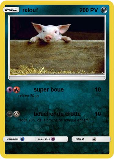 Pokémon ralouf 16 16 - super boue - Ma carte Pokémon