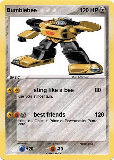 Pokémon Bumblebee 508 508 - sting like a bee - My Pokemon Card