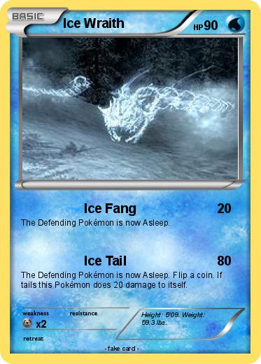 Pokémon Ice Wraith - Ice Fang - My Pokemon Card