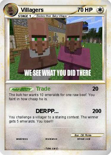 Pokémon Villagers 4 4 - Trade - My Pokemon Card