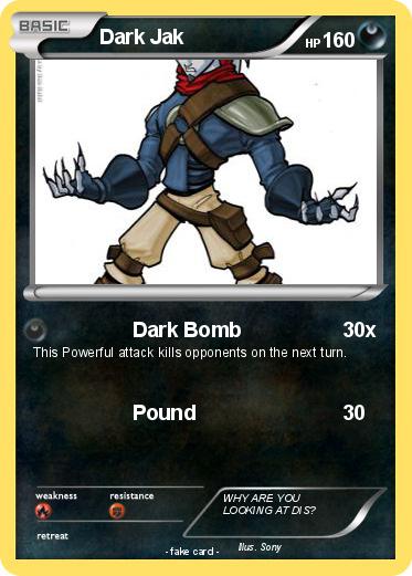 Pokémon Dark Jak 74 74 - Dark Bomb - My Pokemon Card