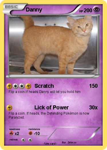 Pokémon Danny 554 554 - Scratch - My Pokemon Card