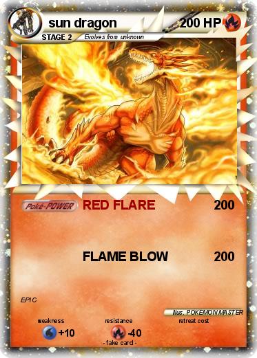 Pokémon sun dragon 3 3 - RED FLARE - My Pokemon Card