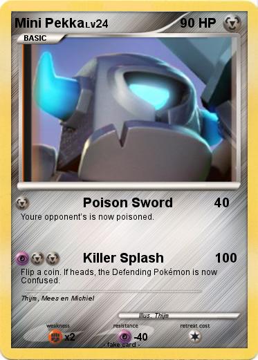 Pokémon Mini Pekka 30 30 - Poison Sword - My Pokemon Card