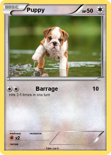 Pokémon Puppy 1036 1036 - Barrage - My Pokemon Card