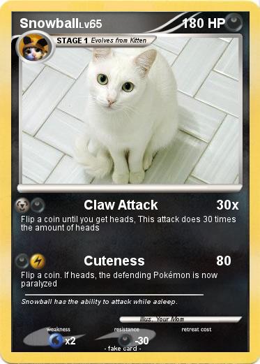 Pokémon Snowball 116 116 - Claw Attack - My Pokemon Card