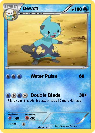 Pokémon Dewott 420 420 - Water Pulse - My Pokemon Card