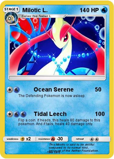 Pokémon Milotic L - Ocean Serene - My Pokemon Card