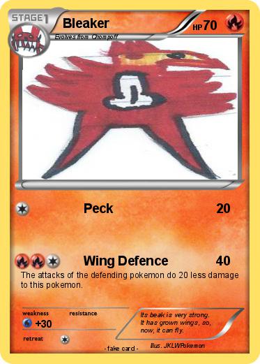 Pokémon Bleaker - Peck - My Pokemon Card