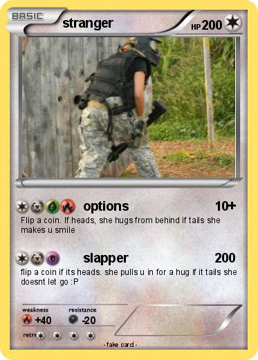 Pokémon stranger 9 9 - options - My Pokemon Card
