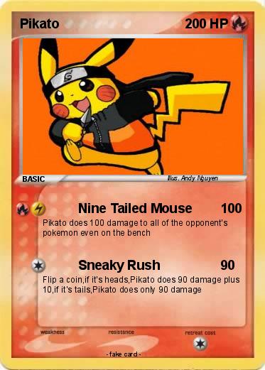 Pokémon Pikato 6 6 - Nine Tailed Mouse - My Pokemon Card