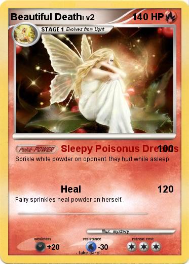 Pokémon Beautiful Death 1 1 - Sleepy Poisonus Dreams - My Pokemon Card