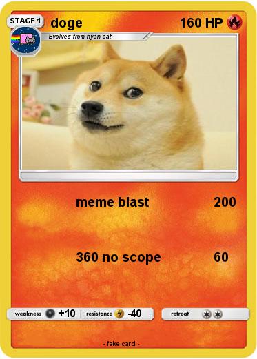 Pokémon doge 3107 3107 - meme blast - My Pokemon Card