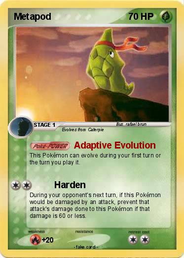 Pokémon Metapod 125 125 - Adaptive Evolution - My Pokemon Card