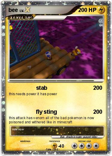 Pokémon bee 232 232 - stab - My Pokemon Card