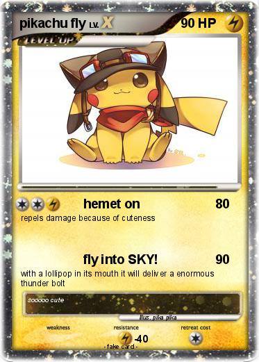 Pokémon pikachu fly 1 1 - hemet on - My Pokemon Card