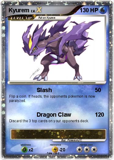 Pokémon Kyurem 5253 5253 - Slash - My Pokemon Card
