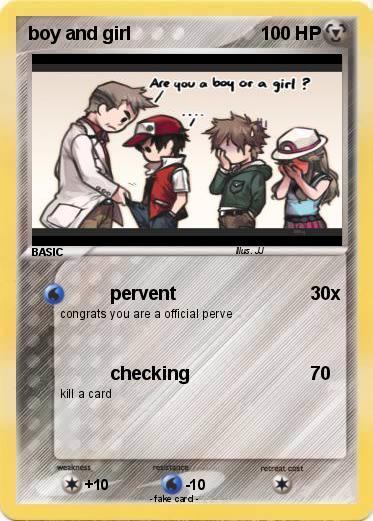 Pokémon boy and girl 1 1 - pervent - My Pokemon Card