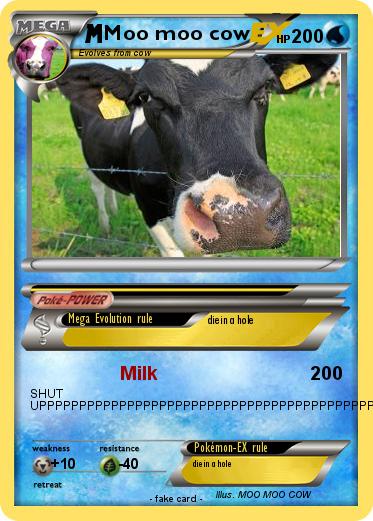 Pokémon Moo moo cow 32 32 - Milk - My Pokemon Card