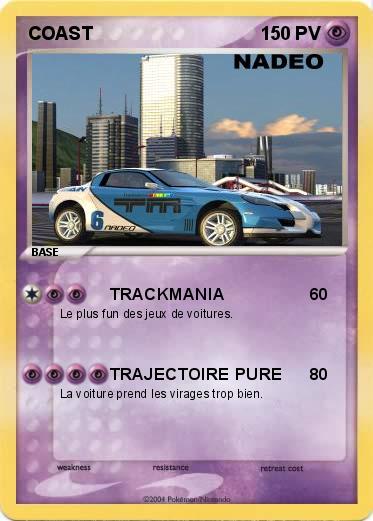 Pokémon COAST - TRACKMANIA - Ma carte Pokémon