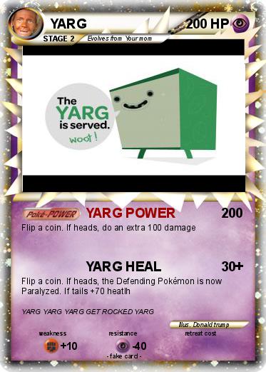 Pokémon YARG - YARG POWER - My Pokemon Card