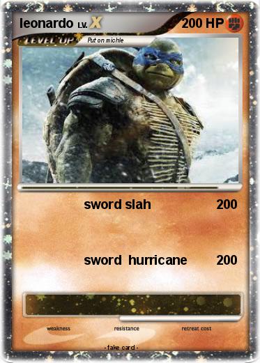Pokémon leonardo 178 178 - sword slah - My Pokemon Card