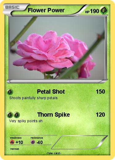 Pokémon Flower Power 82 82 - Petal Shot - My Pokemon Card