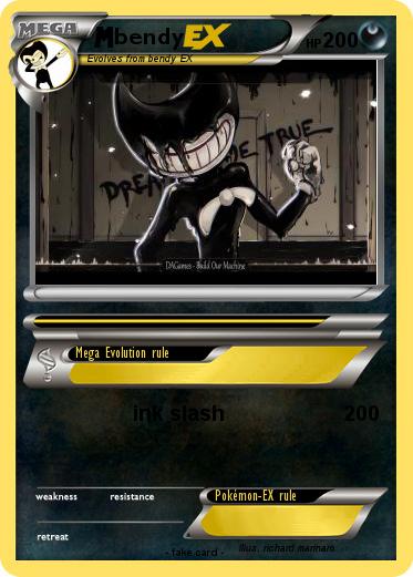 Pokémon bendy 322 322 - ink slash - My Pokemon Card