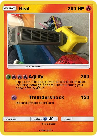 Pokémon Heat 191 191 - Agility - My Pokemon Card