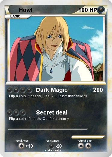 Pokémon Howl 23 23 - Dark Magic - My Pokemon Card