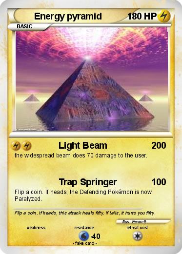 Pokémon Energy pyramid - Light Beam - My Pokemon Card