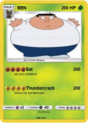 Pokémon BEN 2619 2619 - Eat - My Pokemon Card