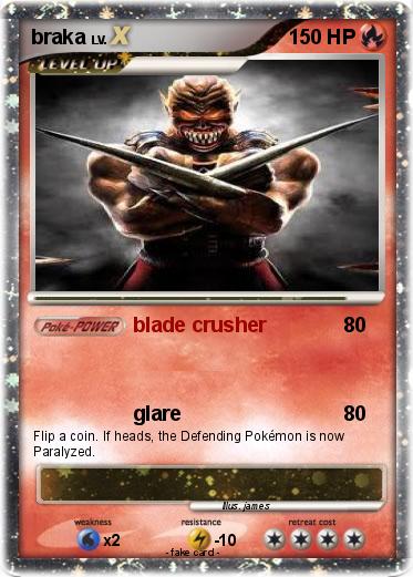 Pokémon braka - blade crusher - My Pokemon Card
