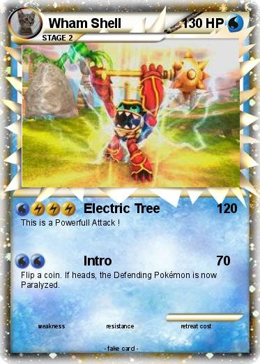 Pokémon Wham Shell 54 54 - Electric Tree - My Pokemon Card