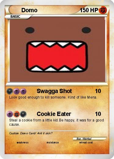 Pokémon Domo 72 72 - Swagga Shot - My Pokemon Card