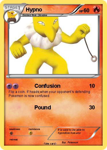 Pokémon Hypno 241 241 - Confusion - My Pokemon Card