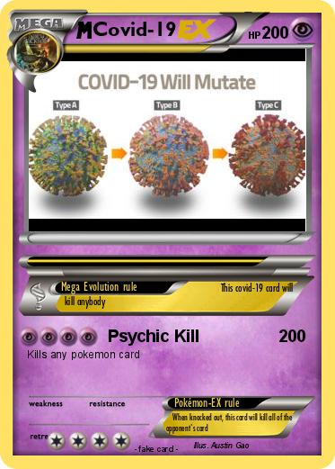 Pokémon Covid 19 9 9 - Psychic Kill - My Pokemon Card