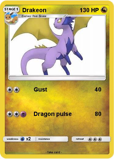Pokémon Drakeon 68 68 - Gust - My Pokemon Card