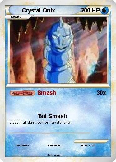 Pokémon Crystal Onlx - Smash - My Pokemon Card