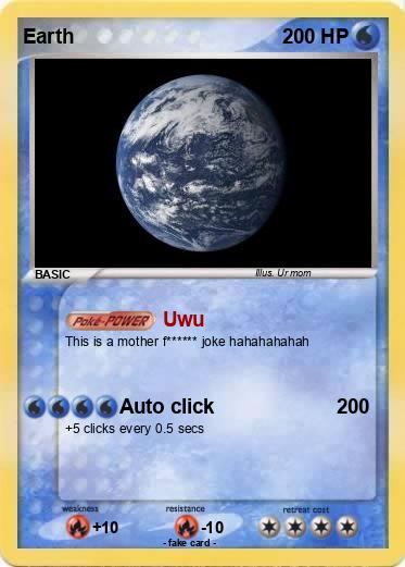Pokémon Earth 838 838 - Uwu - My Pokemon Card
