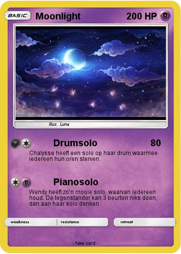 Pokémon Moonlight 88 88 - Drumsolo - My Pokemon Card