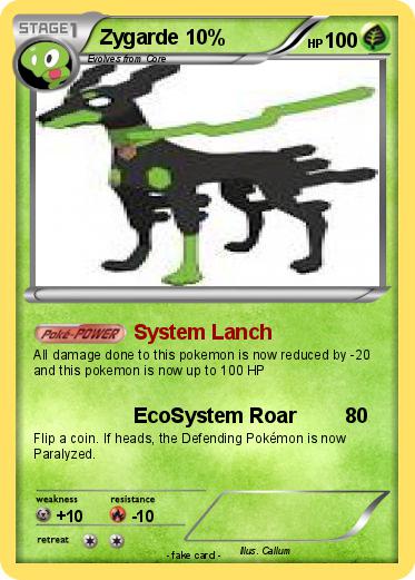 Pokémon Zygarde 10 16 16 - System Lanch - My Pokemon Card